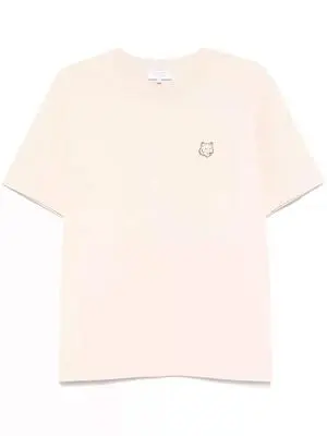 Maison Kitsuné Bold Fox Head-patch T-shirt - Neutrals