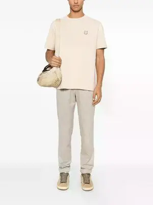 Maison Kitsuné Bold Fox Head-patch T-shirt - Neutrals
