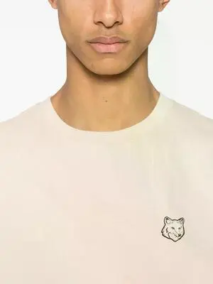 Maison Kitsuné Bold Fox Head-patch T-shirt - Neutrals
