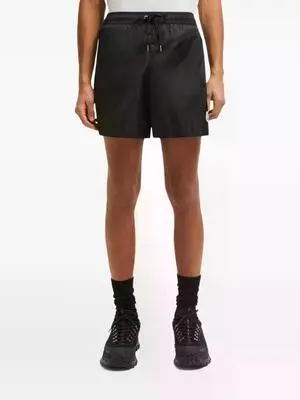 Moncler Logo-patch Swim Shorts - Black