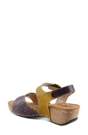 SPRING STEP SHOES Osuna Platform Sandals - Purple Multi