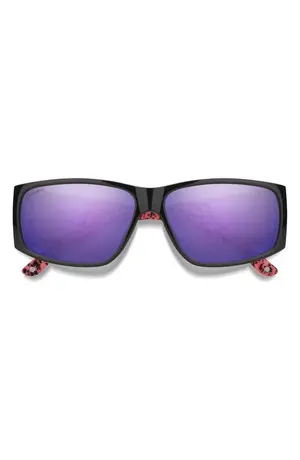 SMITH Monroe Peak 62mm Oversized Sunglasses - Wild Child / Chromapop Violet