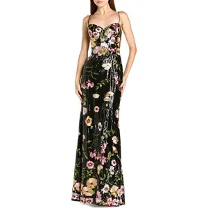 Sleeveless Bustier Maxi Dress