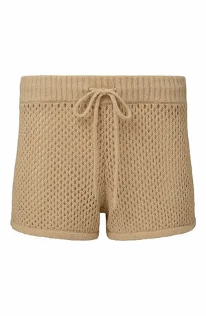 Onia Crochet Knit Micro Short - Sandshell