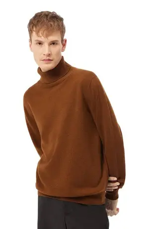 Gobi Cashmere Cashmere Turtleneck Sweater - Chipmunk