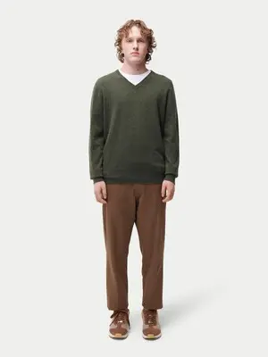 Gobi Cashmere Essential V-neck Cashmere Sweater