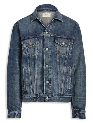 Polo Ralph Lauren Big & Tall Denim Icon Trucker Jacket - Trenton
