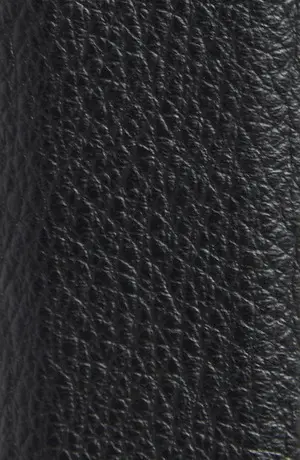 Canali Pebbled Leather Belt - Black