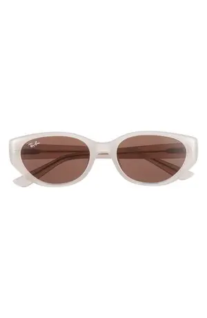 Ray-ban 55mm Pillow Sunglasses - Opal Beige