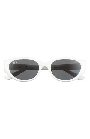 Ray-ban 55mm Pillow Sunglasses - White