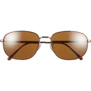 Ray-ban 60mm Polarized Sunglasses - Brown