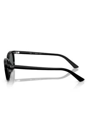 Ray-ban 53mm Polarized Pillow Sunglasses - Black