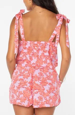 Roxy Sunny Adelaide Floral Crop Tank