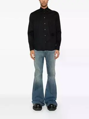 John Richmond Logo-embroidered Shirt