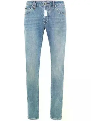 Philipp Plein Hexagon Appliqué Straight Jeans