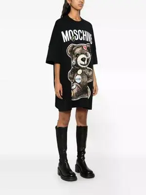 Moschino Teddy Bear-print Mini Dress