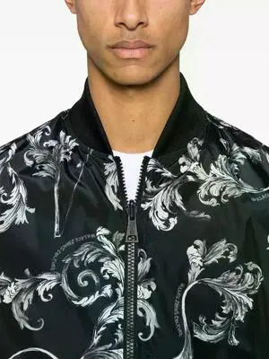 Versace Barocco-print Bomber Jacket