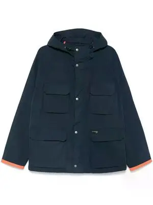 FAY Hooded Jacket With Patch Pockets