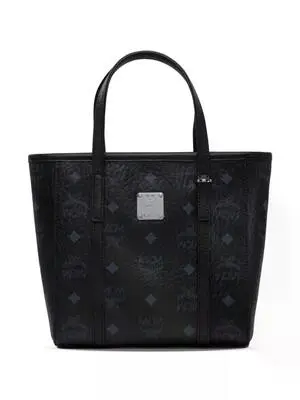 Mcm Leather Tote - Black