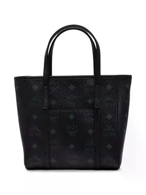 Mcm Leather Tote - Black
