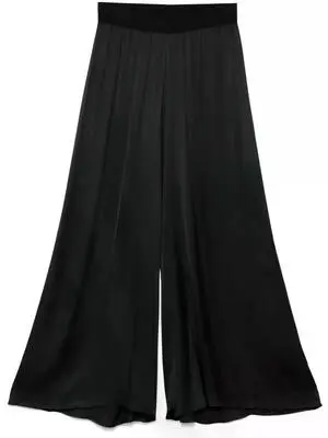 MERCI Satin Trousers - Black