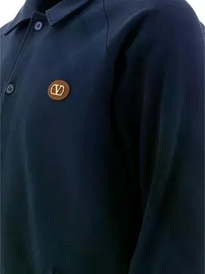 Valentino Garavani Logo-patch Cardigan