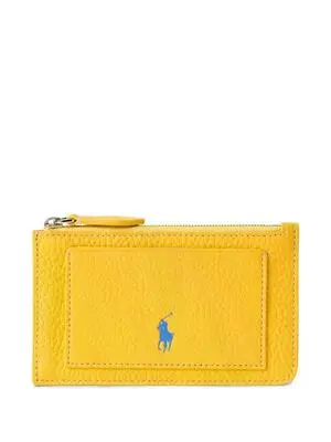 Polo Ralph Lauren Polo Pony-debossed Wallet - Yellow
