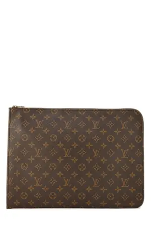 LOUIS VUITTON Pochette Documents - Brown