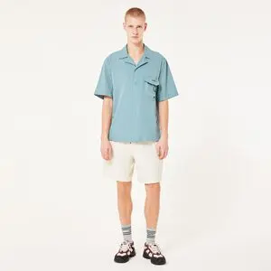 Oakley Cuban Collar Ss Shirt - Pacific