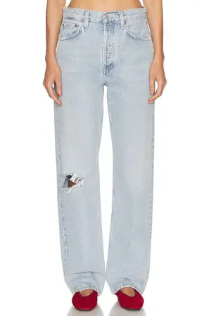 AGOLDE Kelly High Rise Straight Jeans - Segment