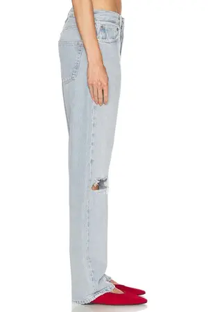 AGOLDE Kelly High Rise Straight Jeans - Segment