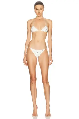 Oseree Studded Bikini Set