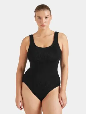 Hunza G Coverage Square Neck Swimsuit - Black