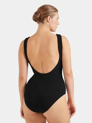 Hunza G Coverage Square Neck Swimsuit - Black