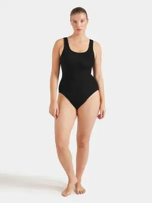Hunza G Coverage Square Neck Swimsuit - Black