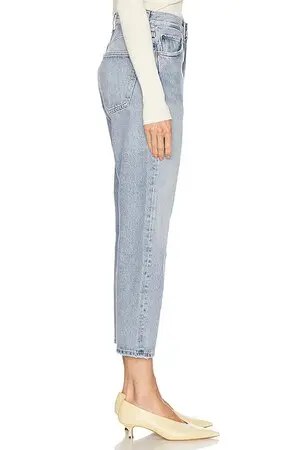 AGOLDE Mid Rise Straight Crop Jeans