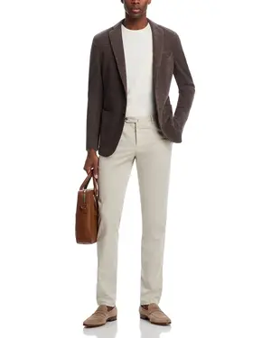 PT TORINO Garment-dyed Silkochino Slim Fit Pants - Stone