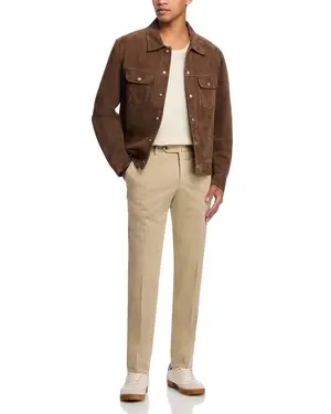 PT TORINO Garment-dyed Slim Fit Chinos - Tan