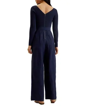 Ted Baker London Agatea Wide Leg Jumpsuit