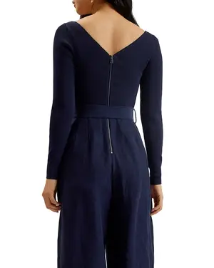 Ted Baker London Agatea Wide Leg Jumpsuit