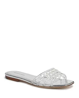 Veronica Beard Metallic Sandals For Women