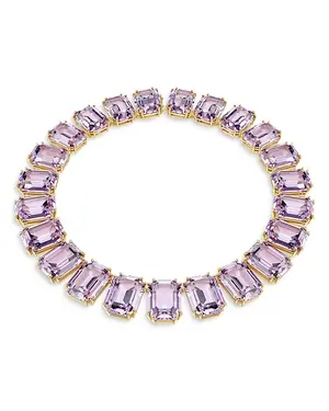 SWAROVSKI Millenia Crystal Tennis Necklace - Pink
