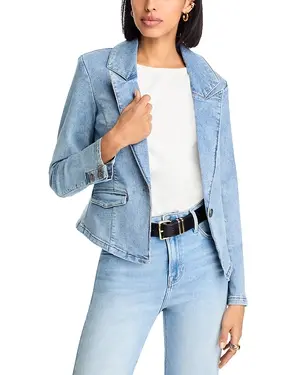 Aqua Denim Blazer