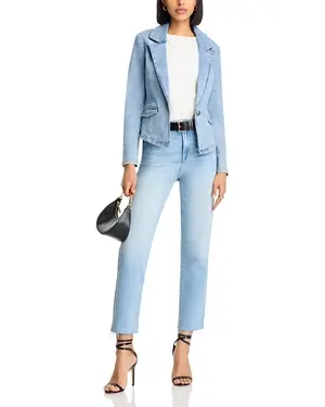 Aqua Denim Blazer