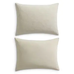 Calvin Klein Branching Leaves 3 Piece Comforter Set, King - Cream