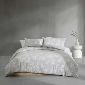 Calvin Klein Spring Branches Cotton Jacquard 3 Piece Comforter Set, Queen