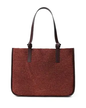 LOEFFLER RANDALL Medium Tote - Espresso/chestnut