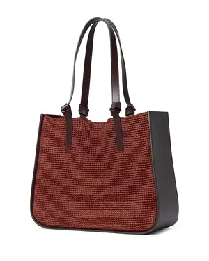 LOEFFLER RANDALL Medium Tote - Espresso/chestnut