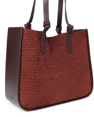 LOEFFLER RANDALL Medium Tote - Espresso/chestnut
