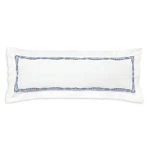 SFERRA X Scalamandre Cobblestones Decorative Pillow, 12 X 36 - White/sea